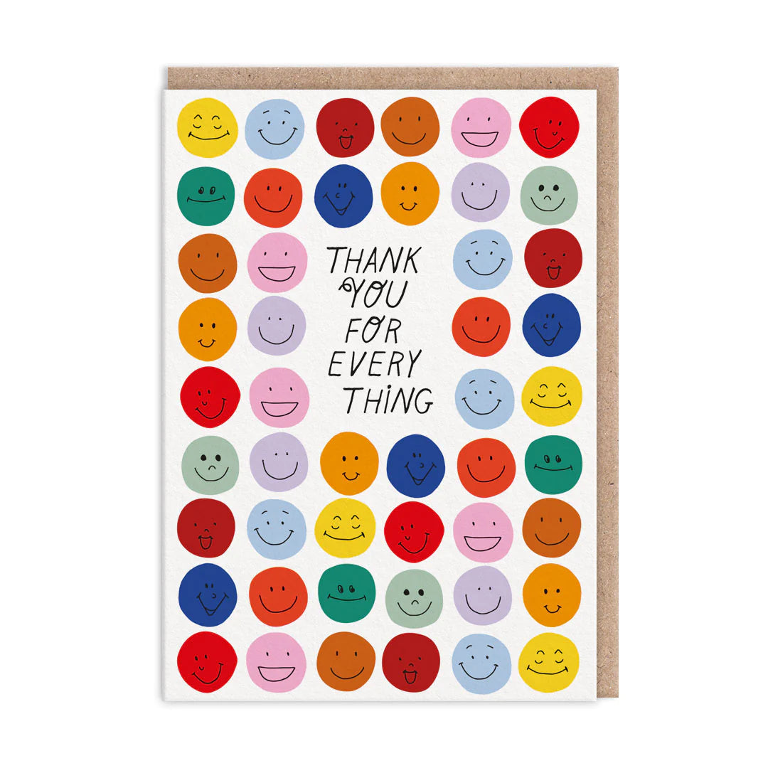 Smileys Thank You Card – KidsMonster